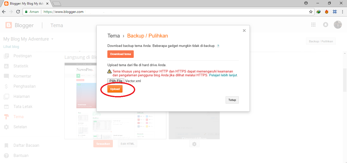 Cara Mudah Mengganti Tema (Template) Blog Dengan Baik dan Benar! - Zoro ...