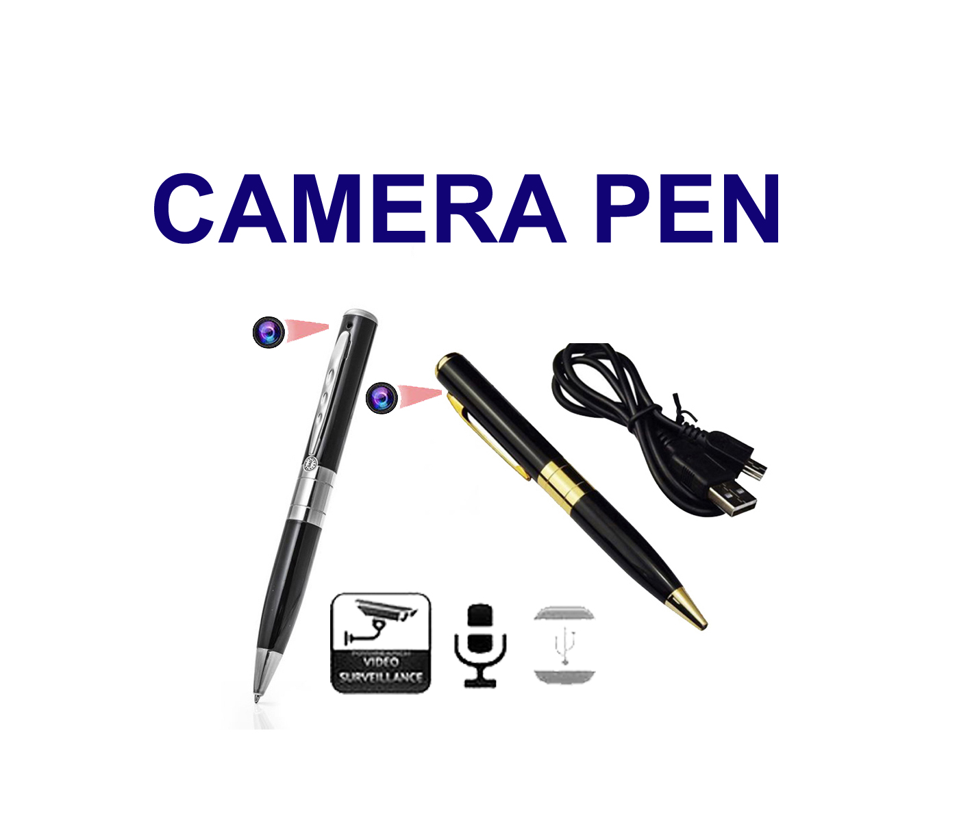 Secret agent digital camera Pen 32 GB - Mobile Phone feature