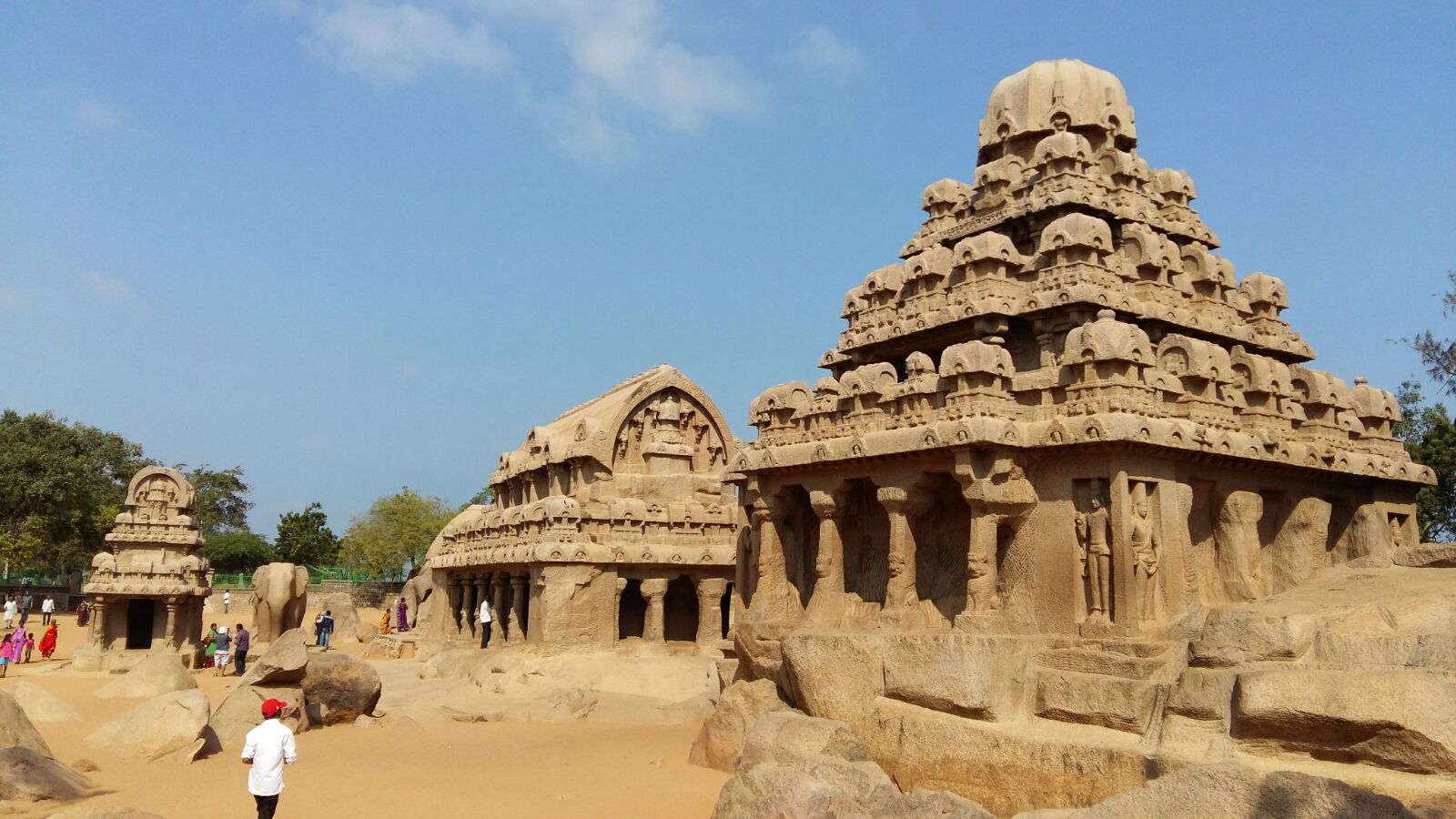 Art Treasures of India: Raths at Mahaballipuram
