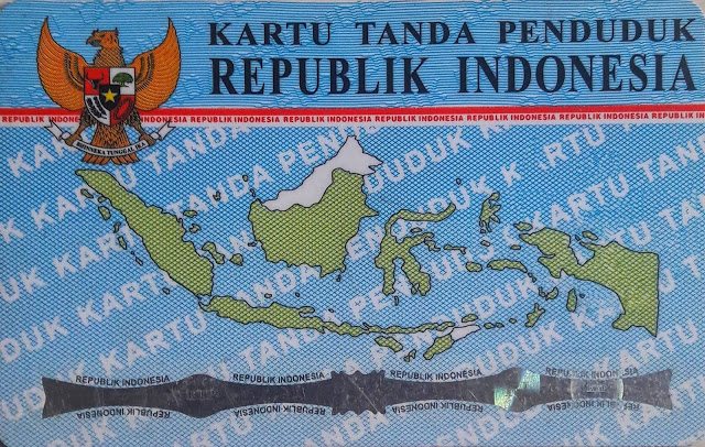 Ukuran KTP dan E-KTP Indonesia dalam cm, mm, inch