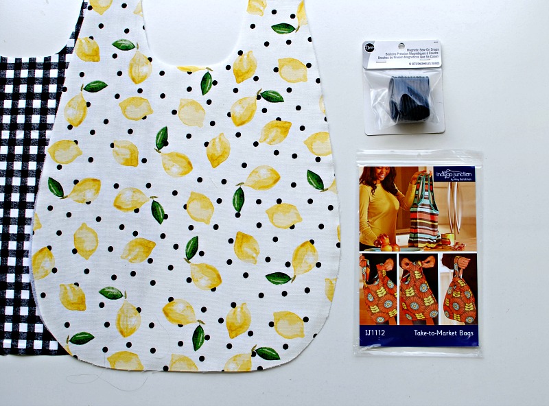 Trash To Couture: Shopper Bag with Snap Closure