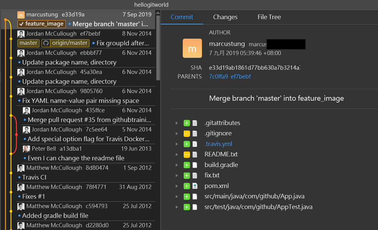[Git] Git Client 版本管理工具 - Fork ~ m@rcus 學習筆記