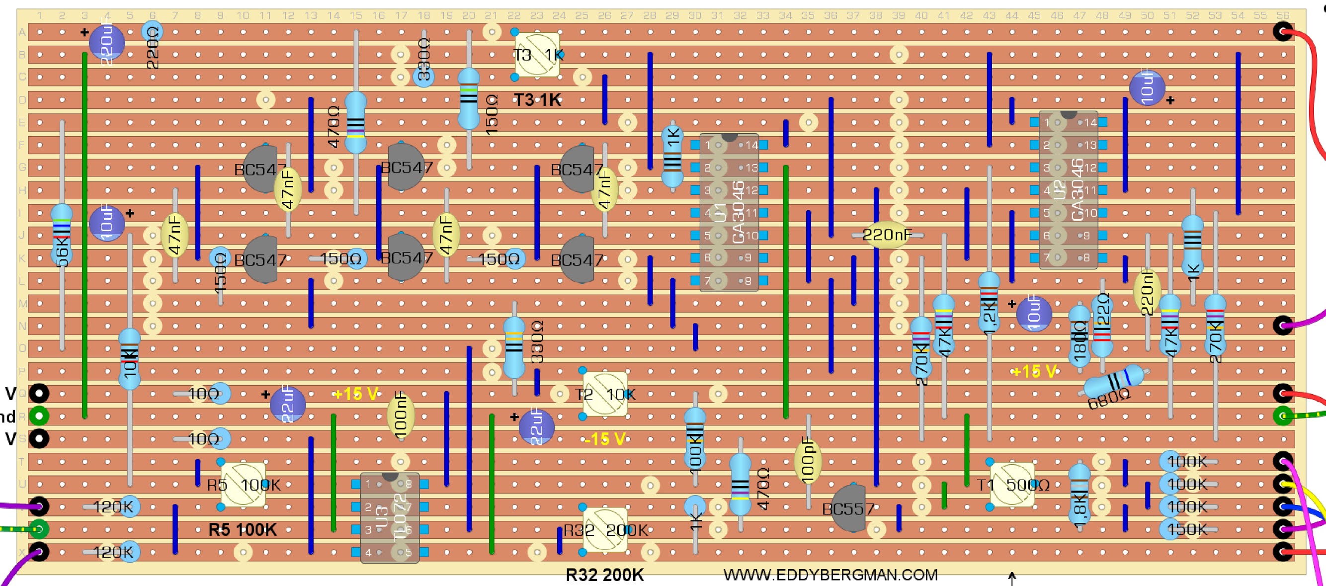Eddy Bergman.com: Synthesizer Build part-39: MOOG LADDER FILTER ...
