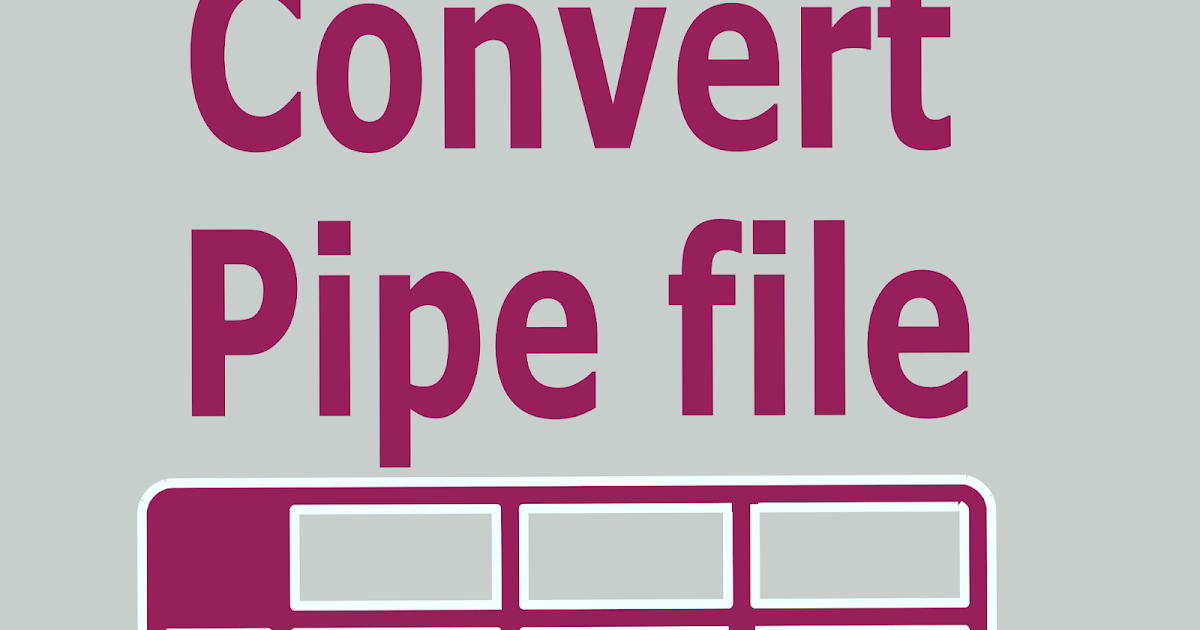 Whiterock Software Pipe Symbol Separated File Converter Whiterock Software Pipe Symbol Separated File Converter