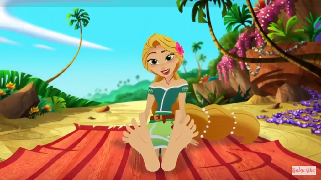 Anime Feet: Tangled: The Series: Rapunzel