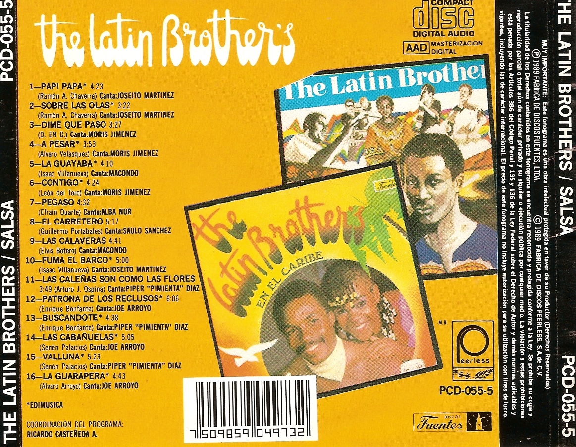 Sabor y Saber: the latin brothers.16 grandes exitos