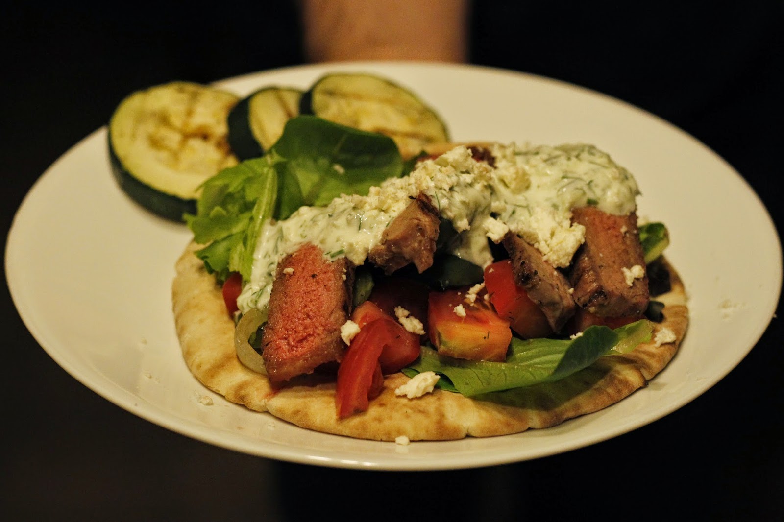 Secrets from Olga's Kitchen: Greek Steak Gyros - Shaking Things Up