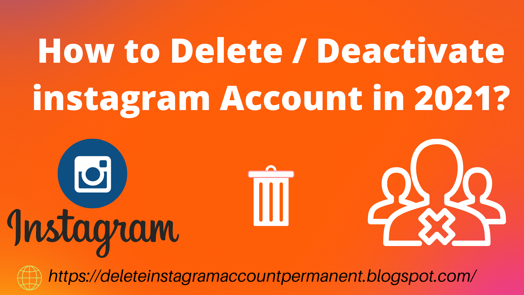 delete instagram account temporary and permanent with mobile