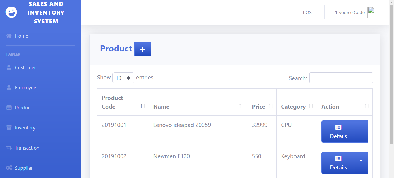 Computer Sales And Inventory System In PHP MySQL | Campcodes