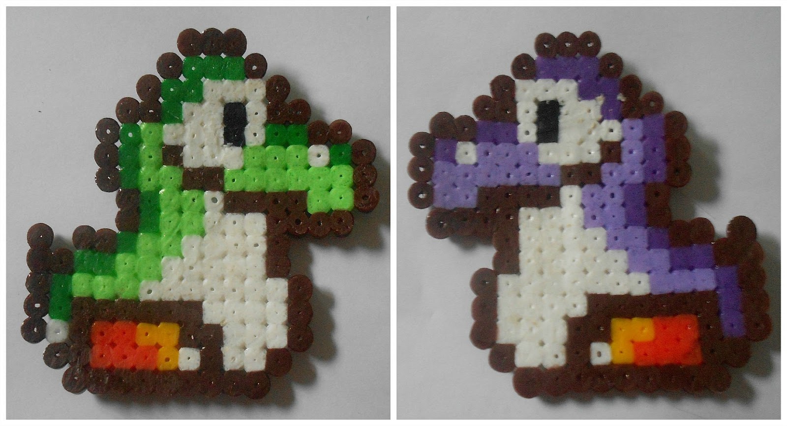 Hama beads: ""Yoshi''"