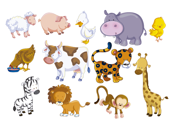 Ilustraciones infantiles animales - Imagui