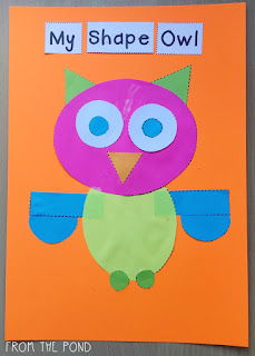 More 2D Shape Animal Crafts + A Fox Freebie! | From the Pond