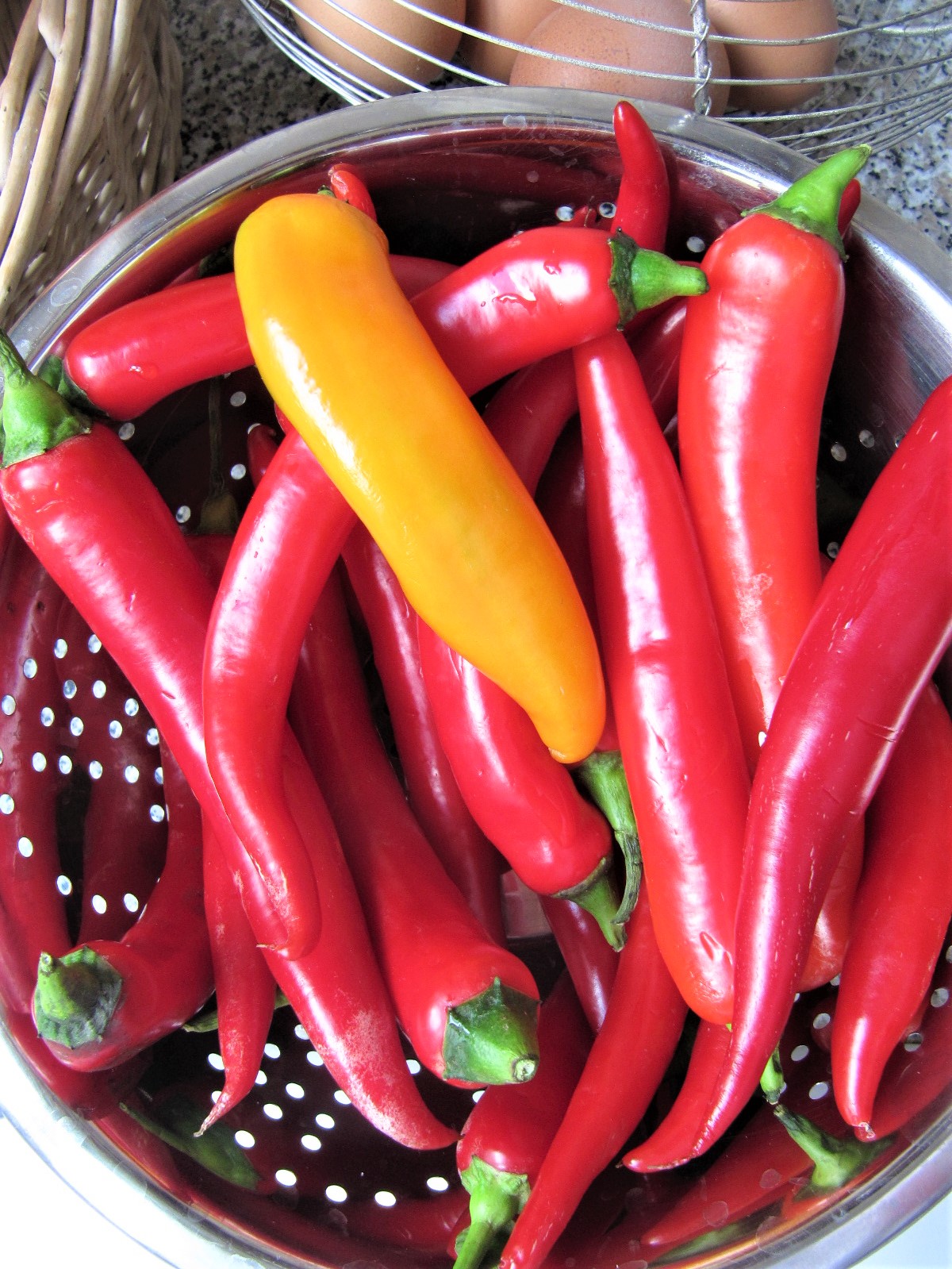 La cuisine d'ici et d'ISCA: Piments confits