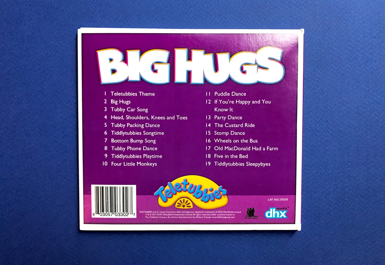 Review & Giveaway: Teletubbies Big Hugs CD - Counting To Ten