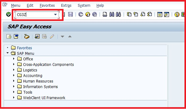SAP ABAP FOR BEST PRACTICE AND TRAVEL RELATED GUIDE: AL11 ,CG3Y, CG3Z ...