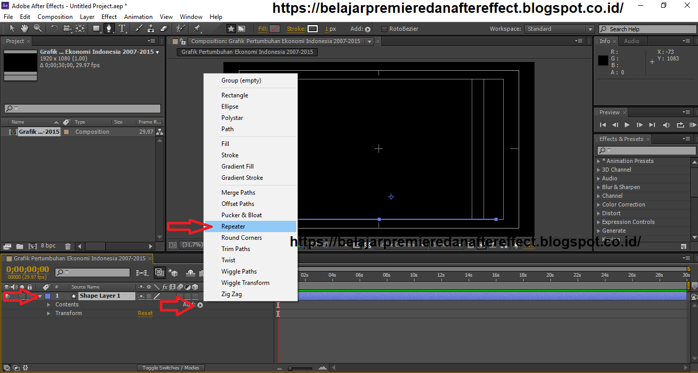 Membuat Motion Graphic Menggunakan Adobe After Effect