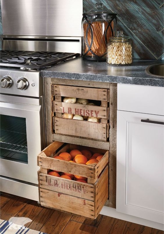 27 Traditional kitchen Storage And Cabinet Ideas With Pantry Built Into ...