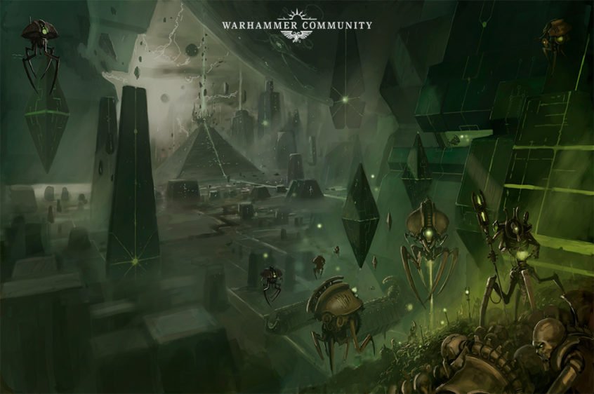 Artwork Show from the New Necron Codex - Faeit 212
