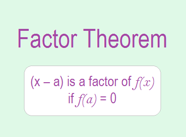 10 Math Problems: Factor Theorem