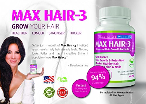 Max Hair 3 : Apply This To Get Thicker And Healthy Hair! ~ Wellness Trials