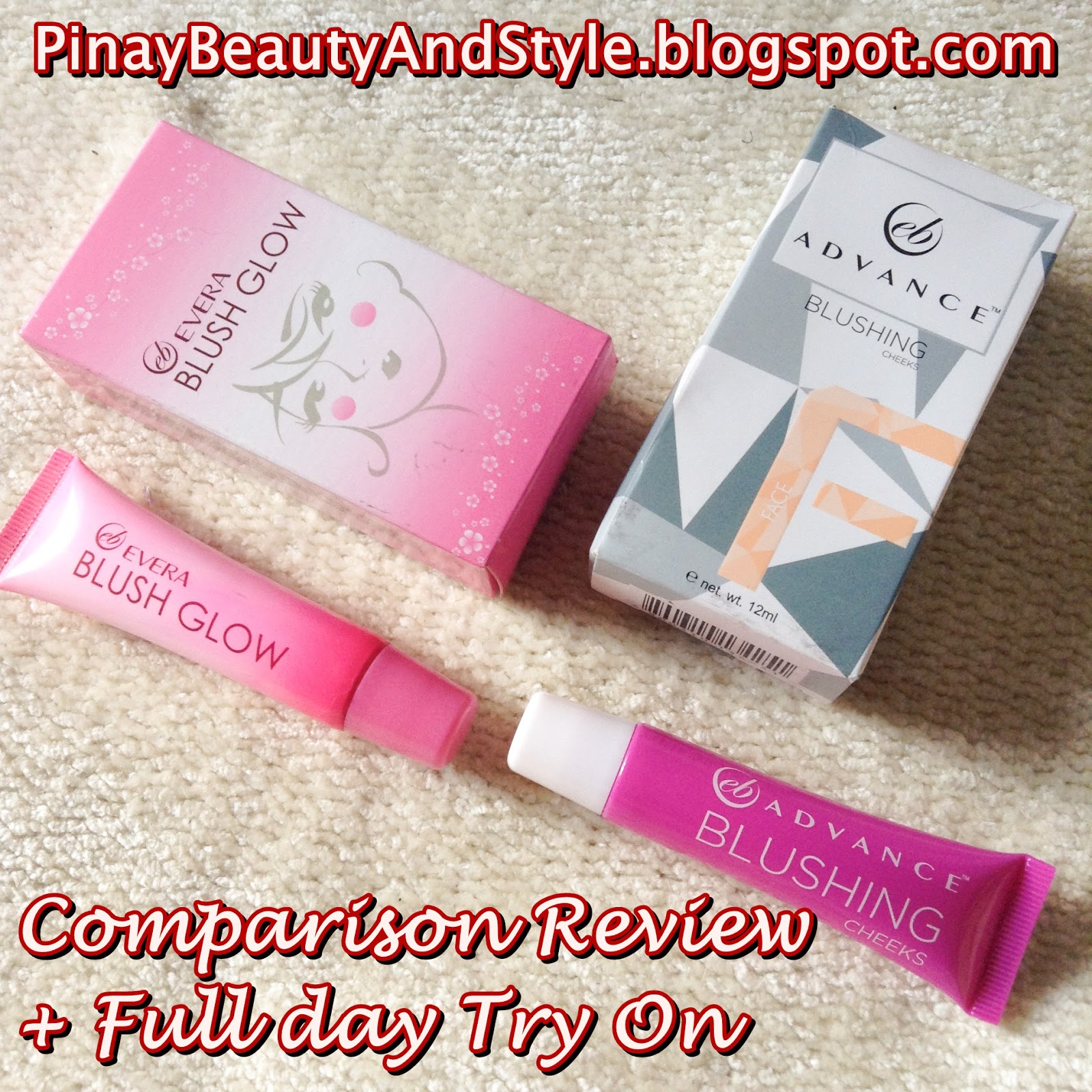 EB Advance Blushing Cheeks Review VS Ever Bilena Blush Glow Review ...