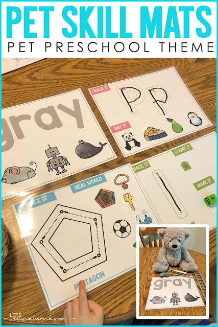 Pet Themed Preschool Activities | Lets Play.Learn.Grow