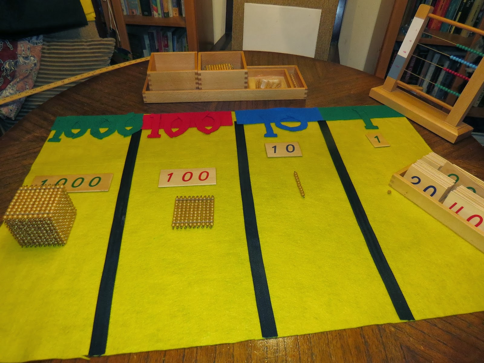 Chocolate Covered Boy Joy: Place Value - My First DIY Montessori Project