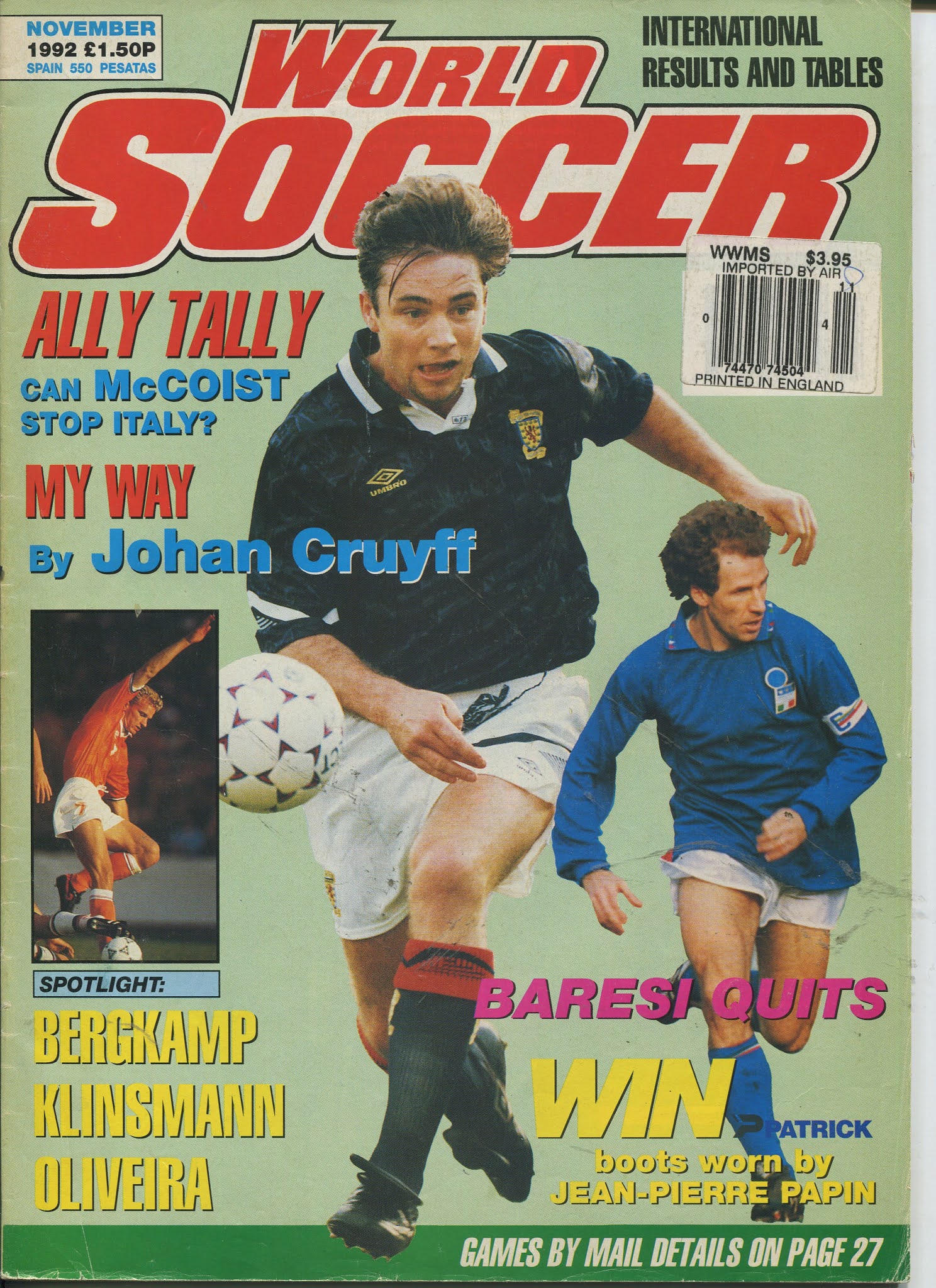 Soccer Nostalgia: Full Football (Soccer) Magazines, Part Twenty-One
