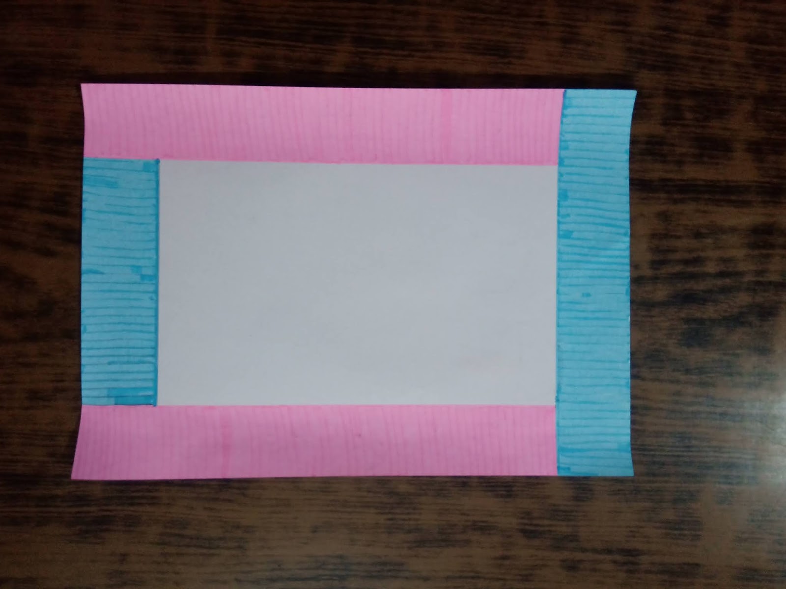 Dear Study: How to draw Border with highlighters | White Chart or Paper ...