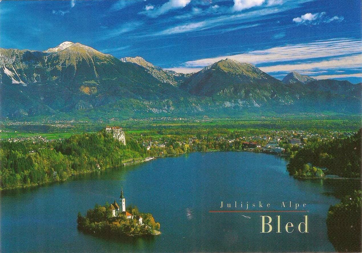 More POSTCARDS & STAMPS: SLOVENIA - Bled