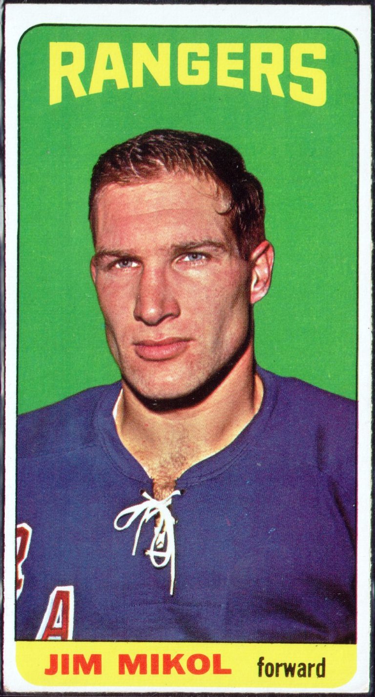 Wax Stain Rookie: 1964-65 Topps Jim Mikol Rookie - My First Tall Boy