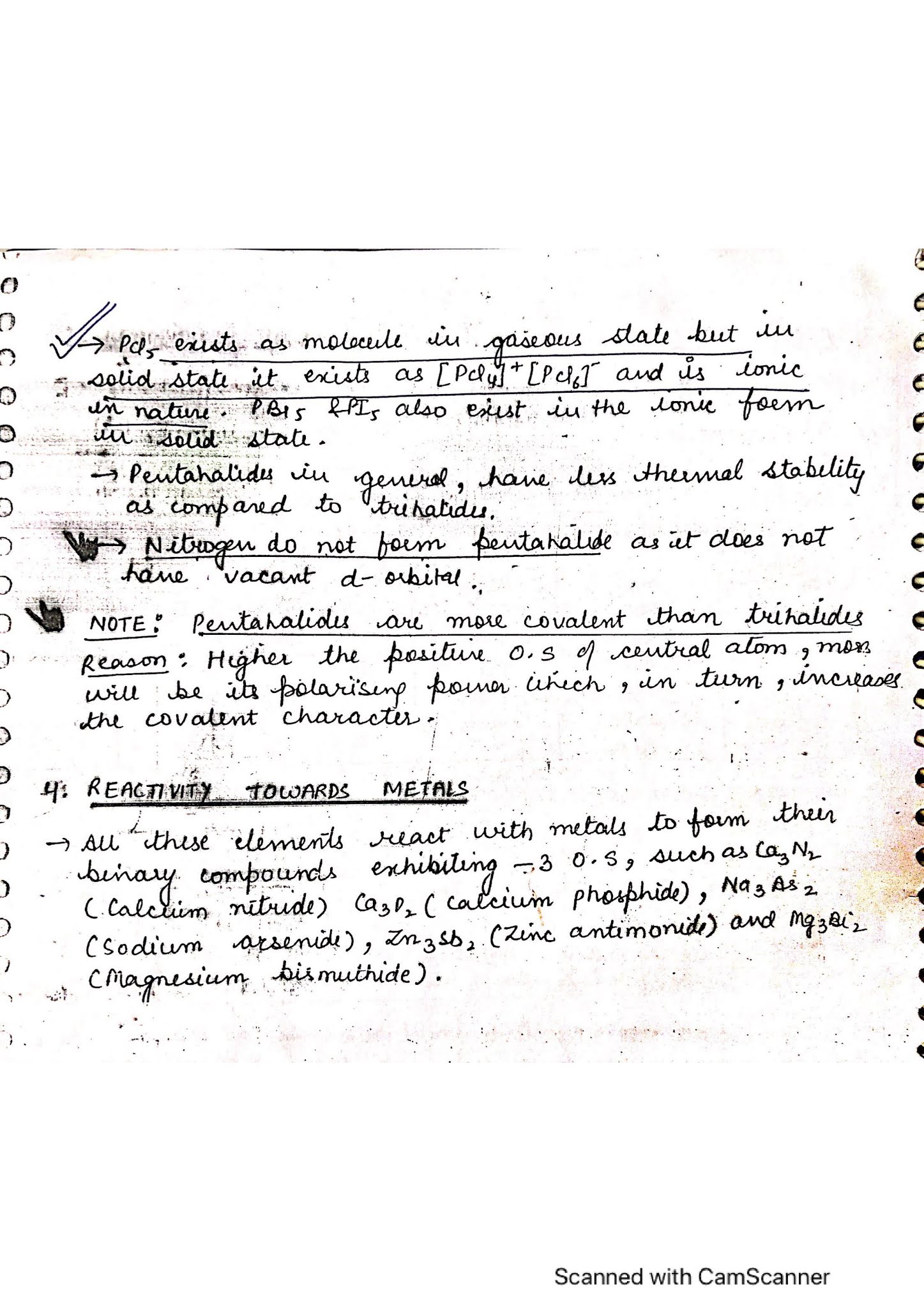 Chemistry Chapter 7- The P-Block Elements Part-1 Class 12 Handwritten ...