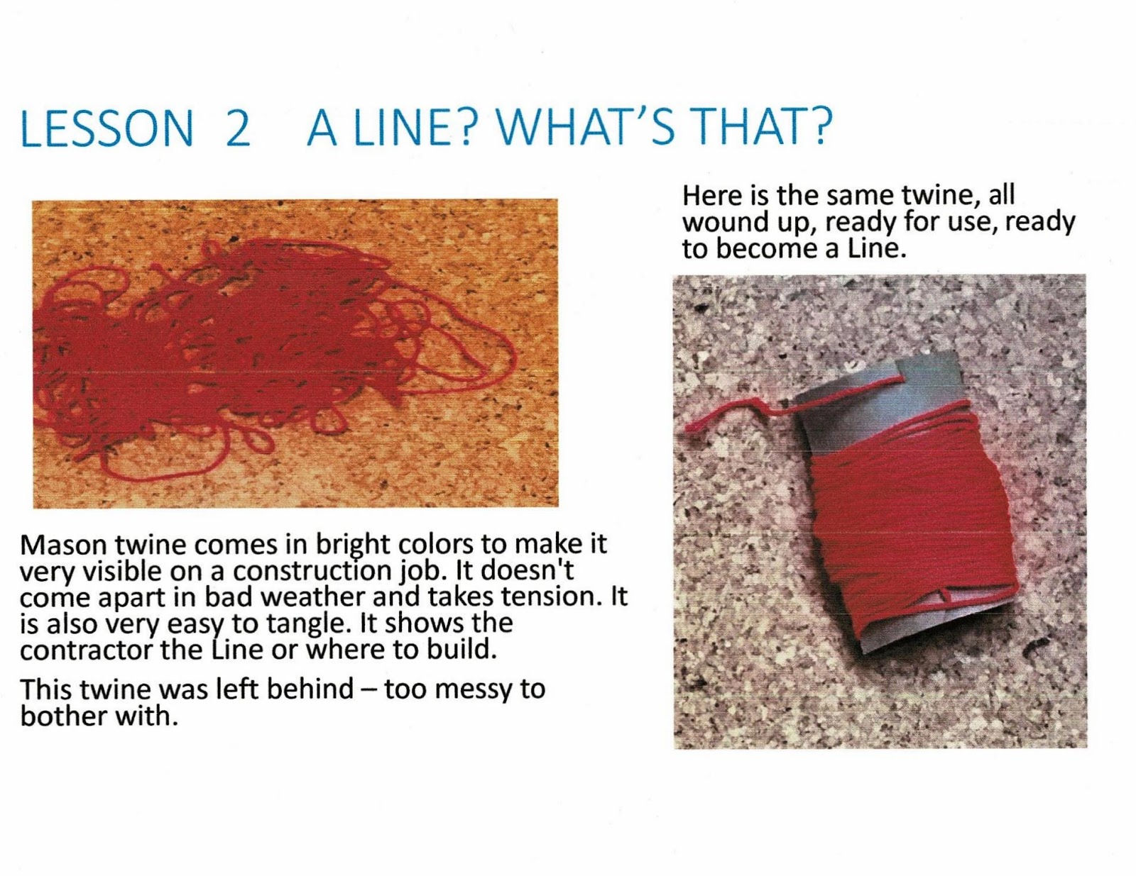 Jane Griswold Radocchia: PRACTICAL GEOMETRY - Lessons 2