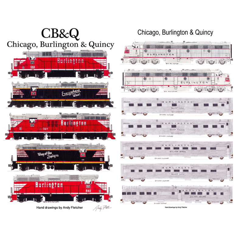 Andy Fletcher Blog-: Chicago Burlington and Quincy-Way of the Zephyrs