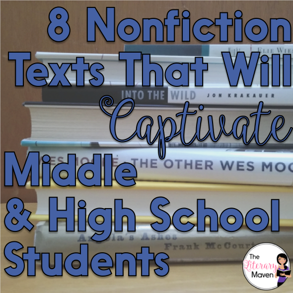 8 Nonfiction Texts That Will Captivate Middle School and High School ...