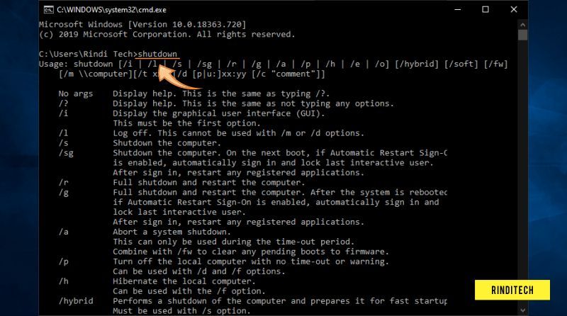 Cara Restart Dari CMD Di PC Windows Shutdown Log Off Dll Rindi Tech cara-restart-dari-cmd-di-pc-windows-shutdown-log-off-dll-rindi-tech