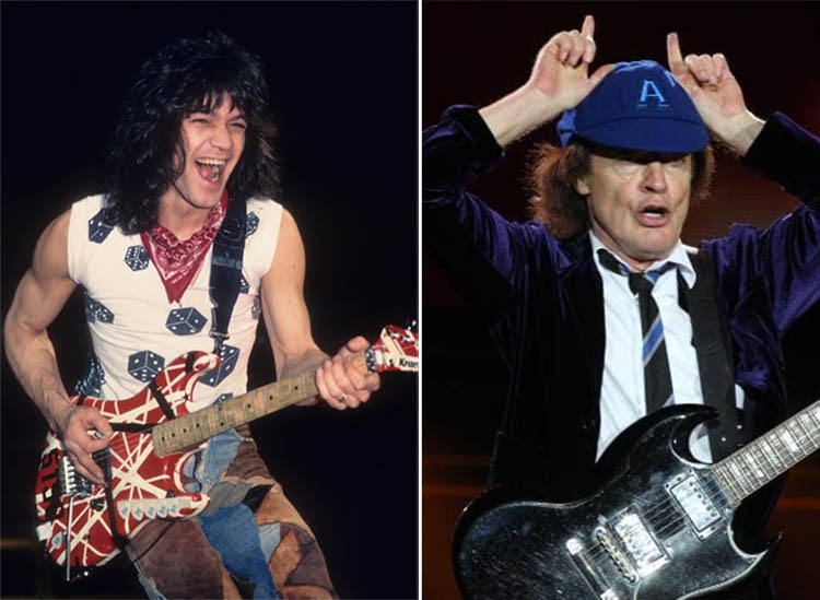 Angus Young recuerda algunos encuentros con Eddie Van Halen