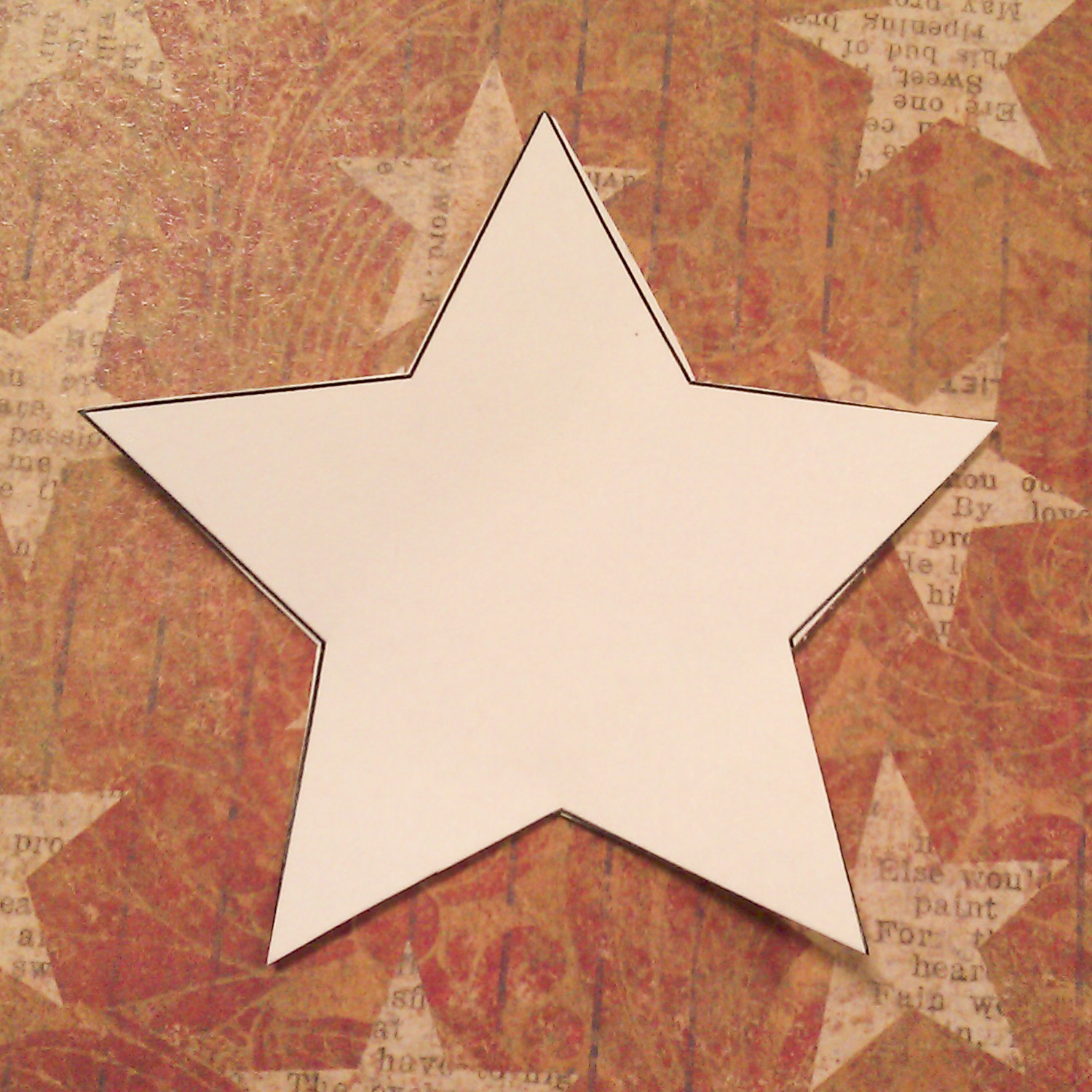 Crafty Welder Chick: 4th of July paper star wreath