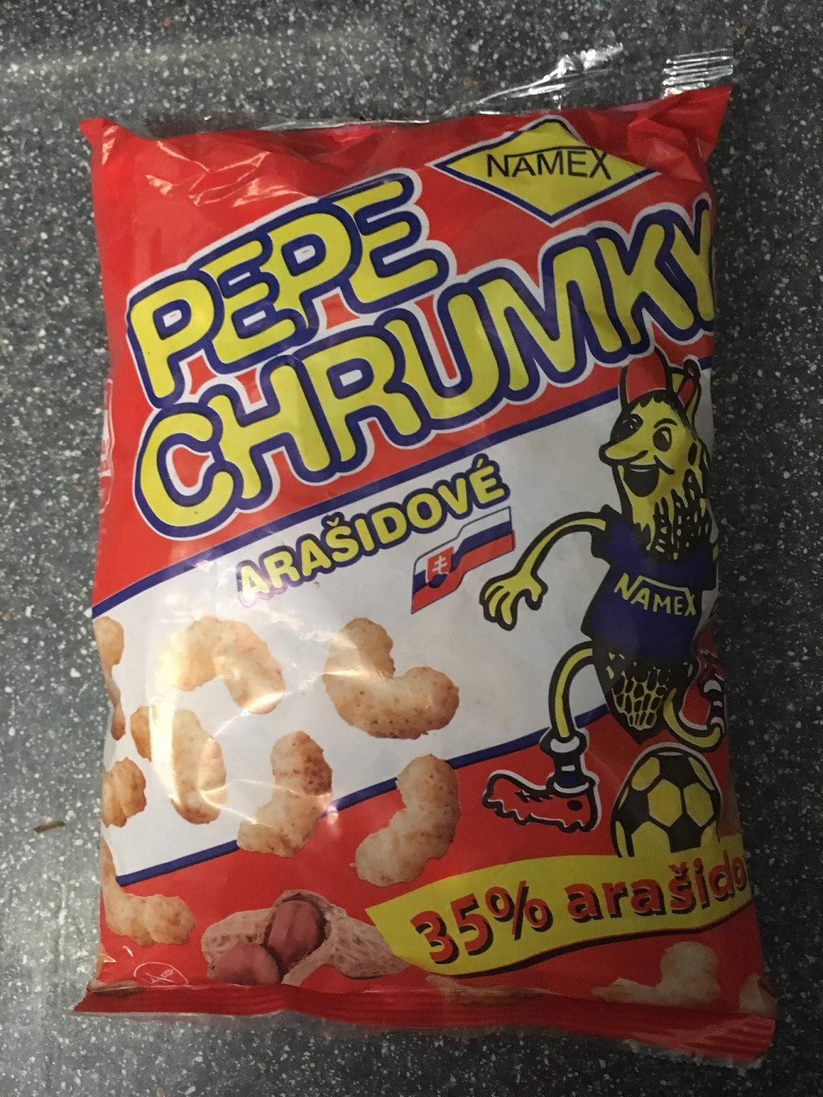 A Review A Day: Today's Review: Pepe Chrumky Peanut Corn Puffs