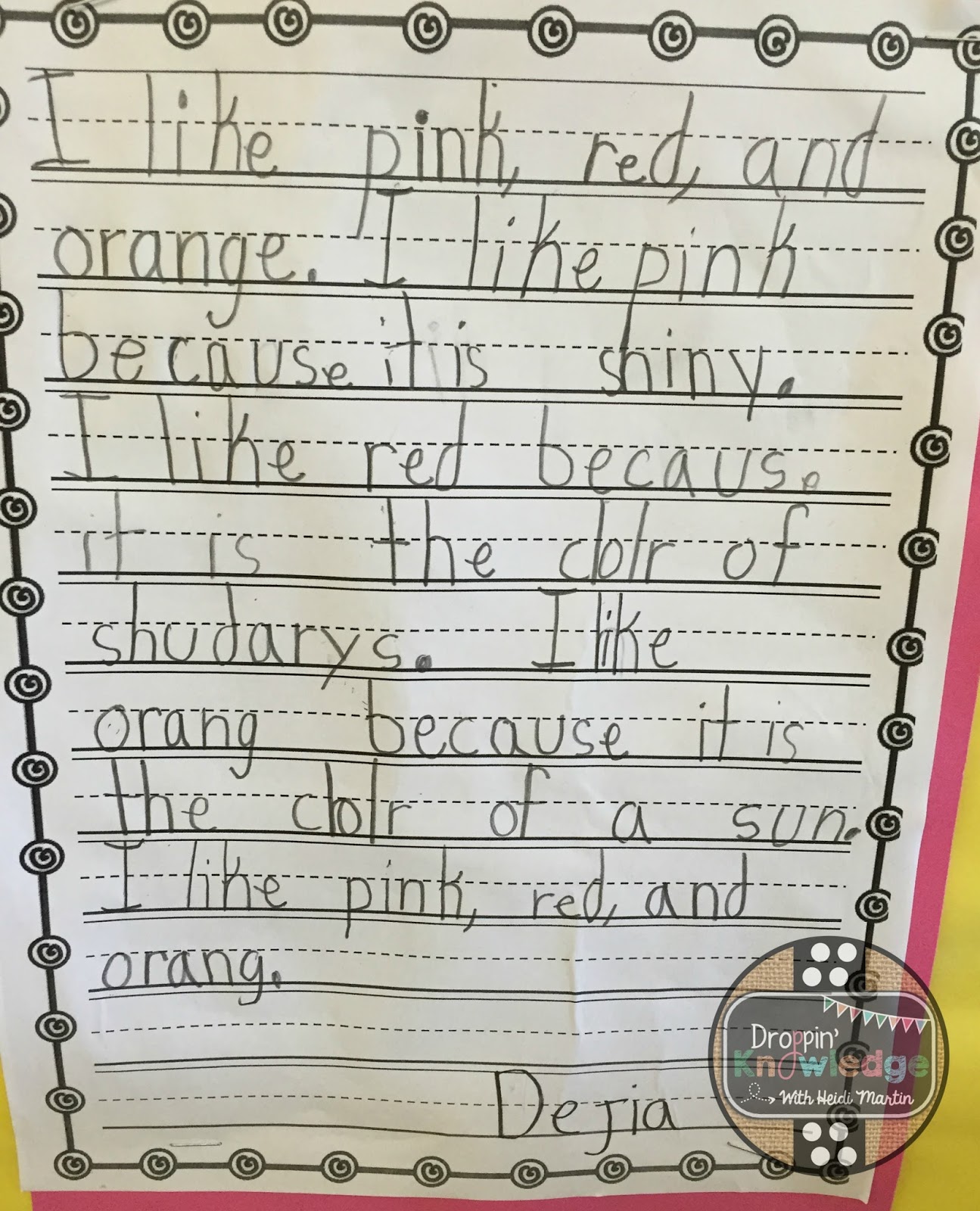 Droppin Knowledge Writing Paragraphs In First Grade Droppin Knowledge Writing Paragraphs In First Grade