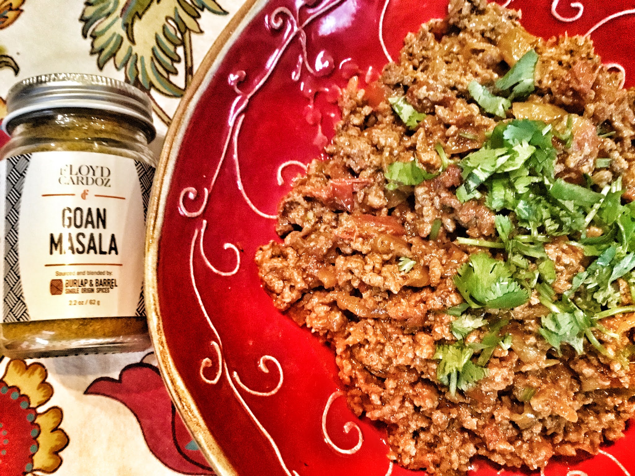 Home on my Range: Kheema with Goan Spices