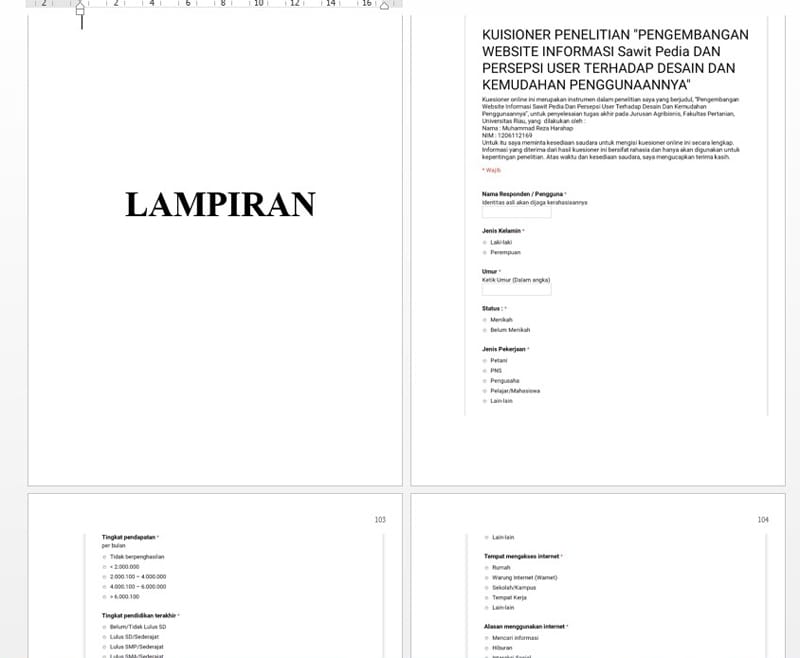 Contoh Lampiran Makalah Sejarah Soal Matpel Riset - Riset Contoh Lampiran Makalah Sejarah Soal Matpel Riset - Riset