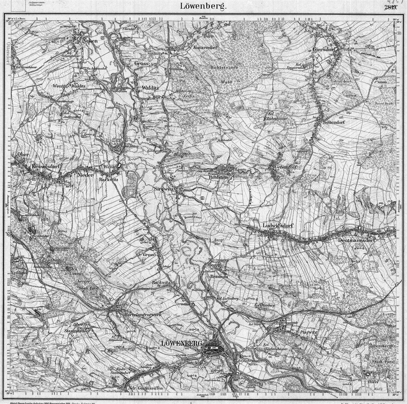 Familie Heinrich in Schlesien: Karten Schlesien