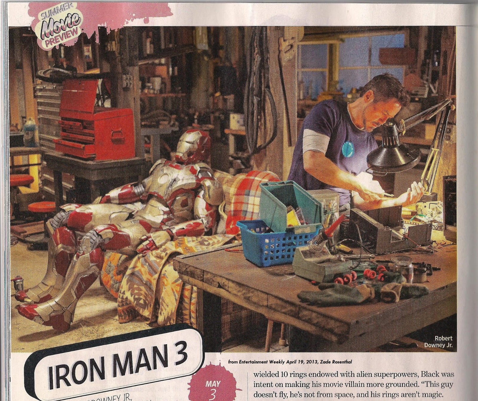ernie k designs: Tony Stark At Home