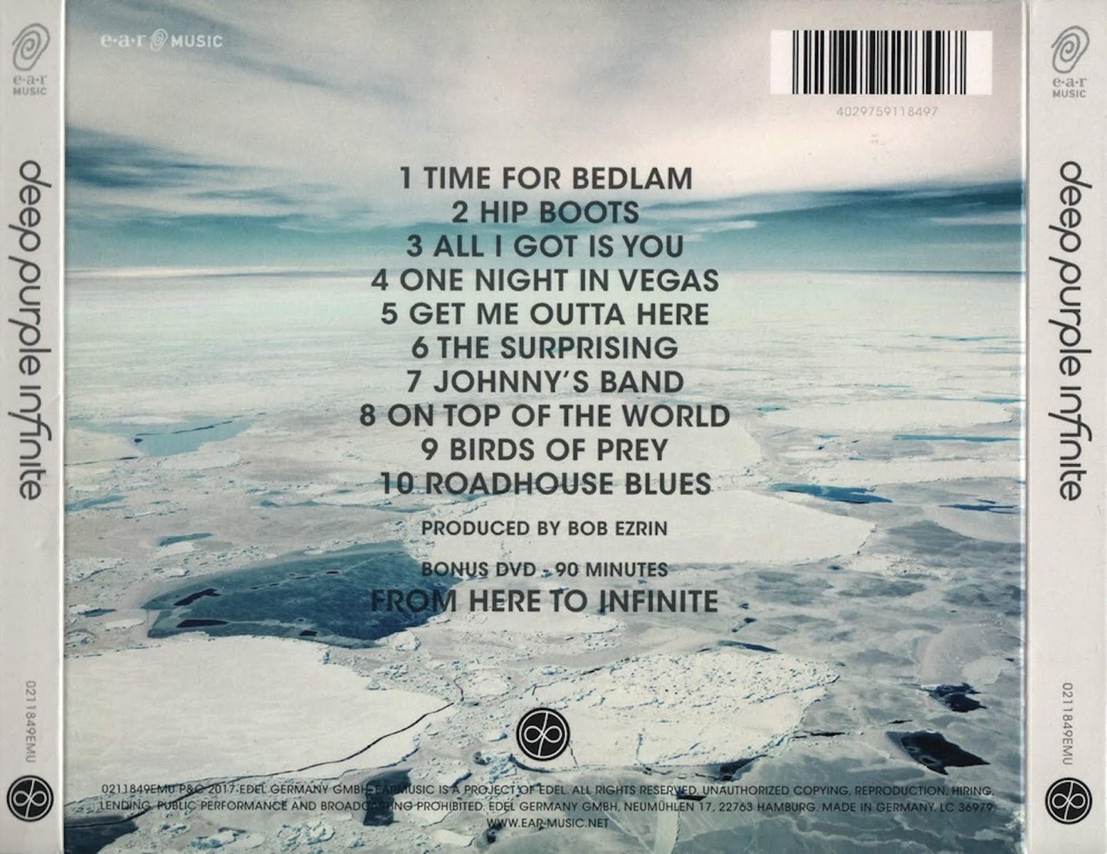 Classic Rock Covers Database: Deep Purple - Infinite (2017)