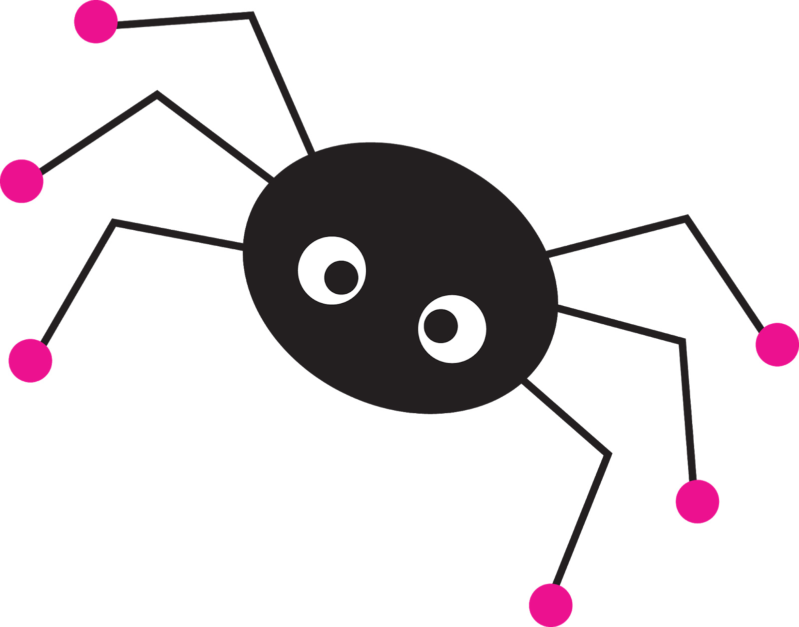 Halloween Spiders Clipart. - Oh My Fiesta! in english