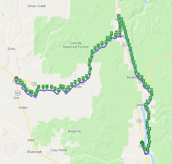Northern Tier Day #55 Cusick, WA to Colville, WA