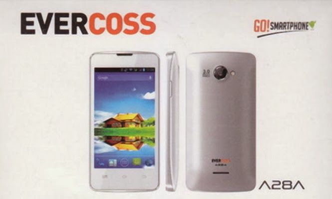 Evercoss A28A, Spesifikasi Dual Core Jelly Bean Harga Murah