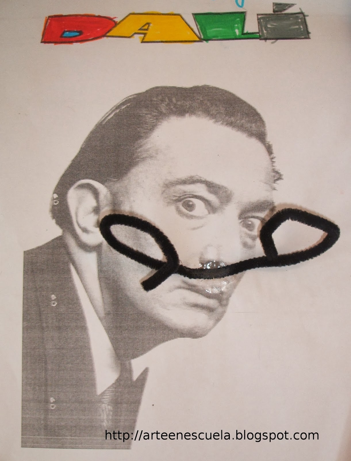ARTE EN LA ESCUELA: DALÍ Y SU BIGOTE