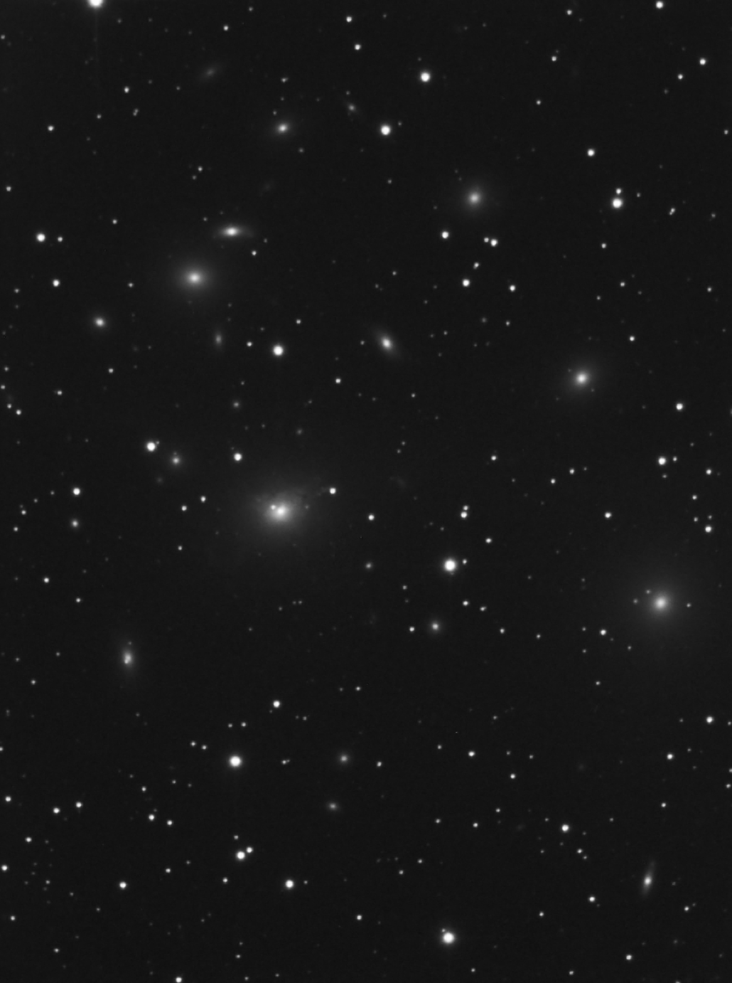 Polaris B: Perseus Galaxy Cluster, at the center (October 2016)